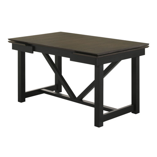 Latitude Run® Kenaan Extendable Trestle Dining Table | Wayfair